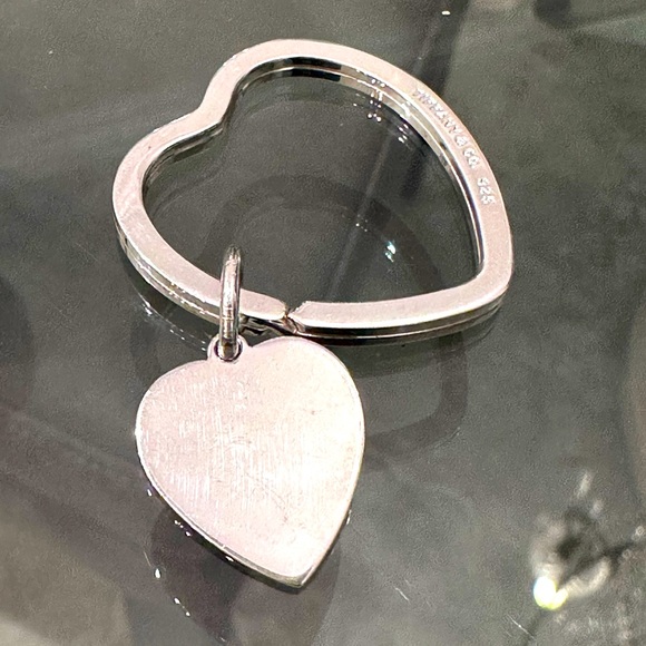 Tiffany & Co. | Accessories | Authentic Tiffany Co Heart Shaped Key ...